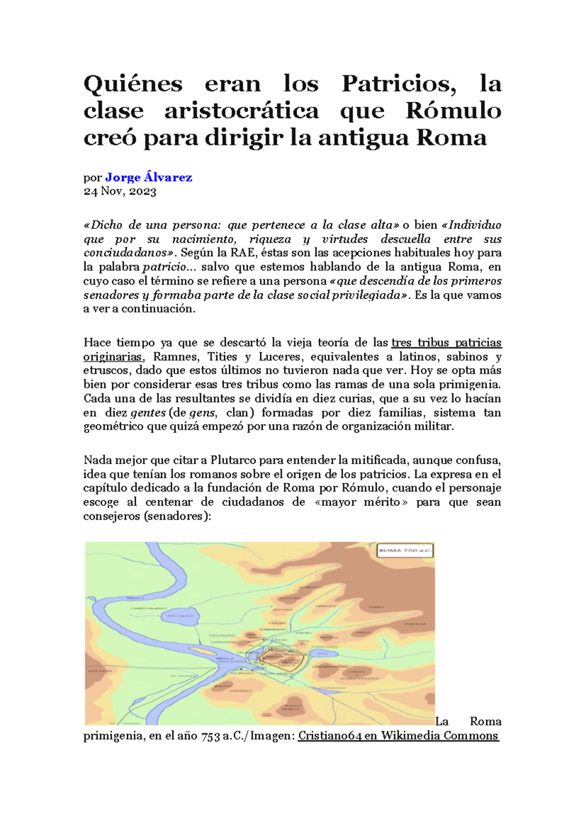 Los Patricios: La Aristocracia de la Antigua Roma - Historia y Orígenes ...