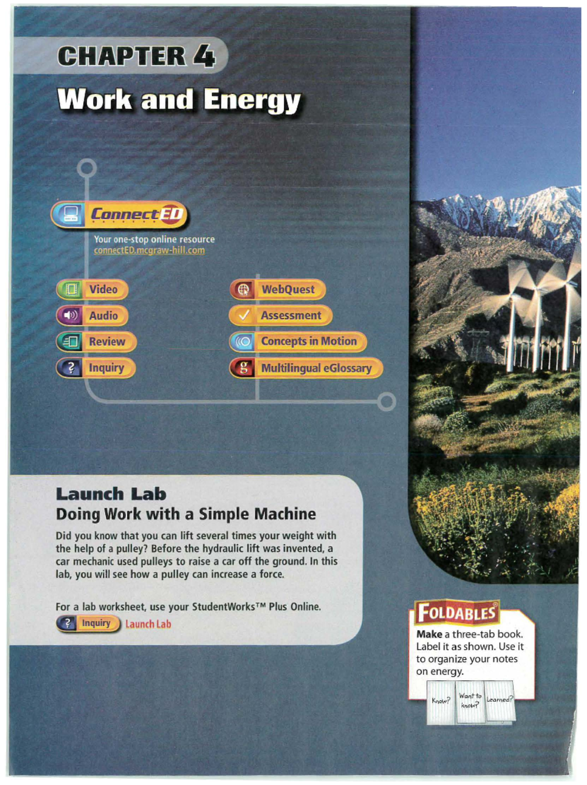 Physical Science Chapter 4 - Launch Lab Doing Work with a Simple ...