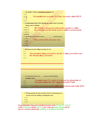 Cs401 assignment - Total marks = 20 Computer Architecture and Assembly Language Programming ...