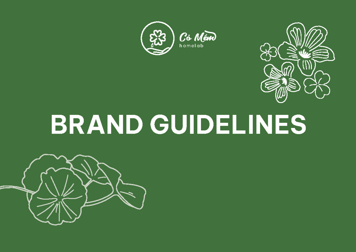 Hướng Dẫn Thiết Kế Thương Hiệu Cỏ Mềm - Bộ Nhận Diện - Studocu