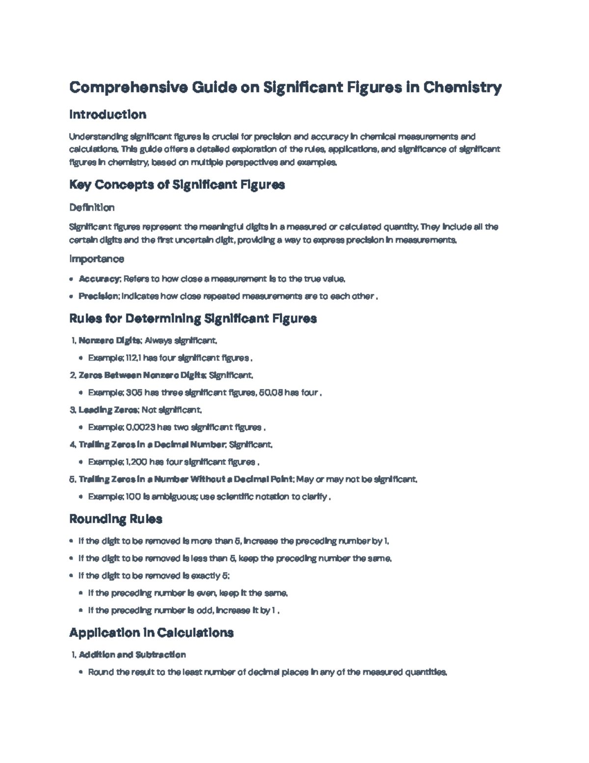 Understanding Significant Figures in Chemistry: A Comprehensive Guide ...
