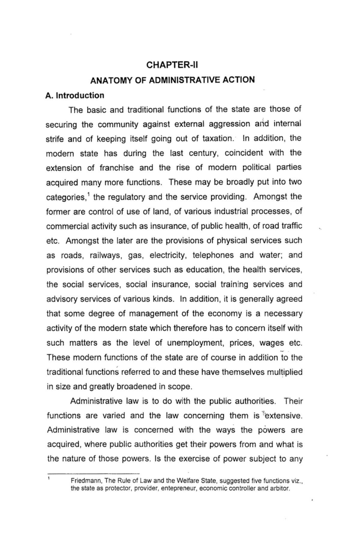 09 Administrative Law CH-2: Anatomy of Administrative Action - Studocu