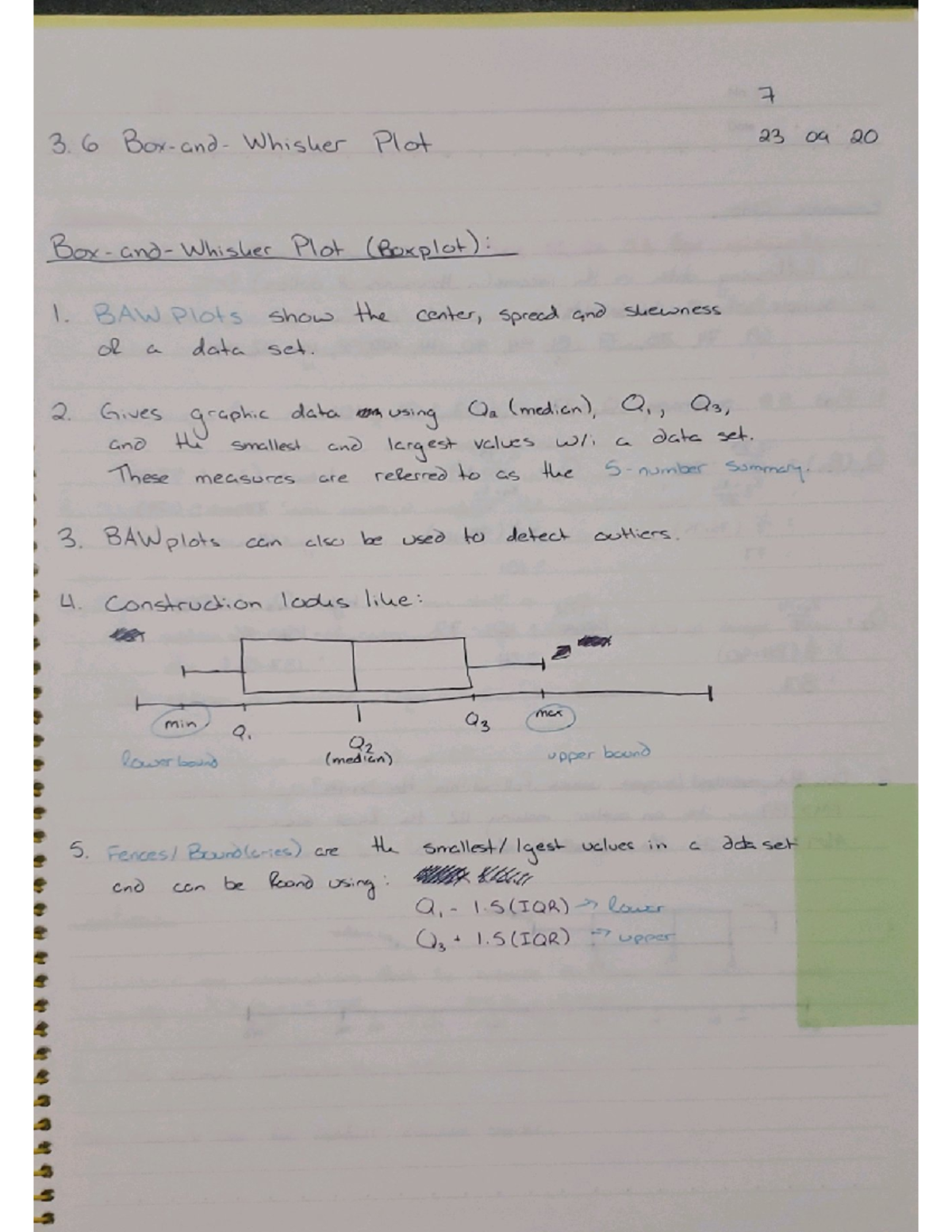 Chapter 3.6: Understanding Box-and-Whisker Plots in Statistics - Studocu