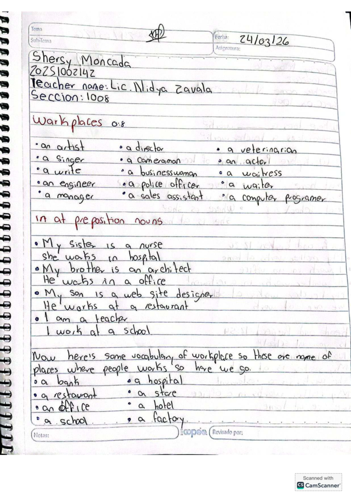 Tema 50: Vocabulary and Simple Present Tense - Shersy Moncada ...
