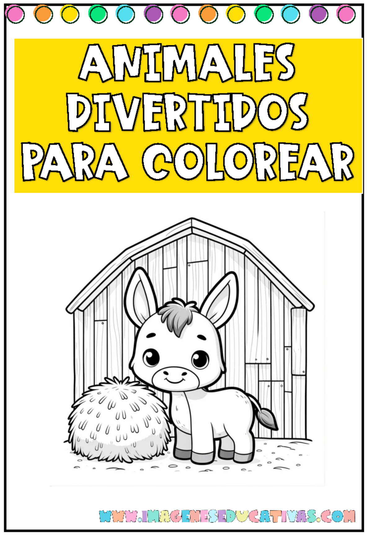 Cuaderno de Animales para Colorear - Material Educativo PDF - Studocu