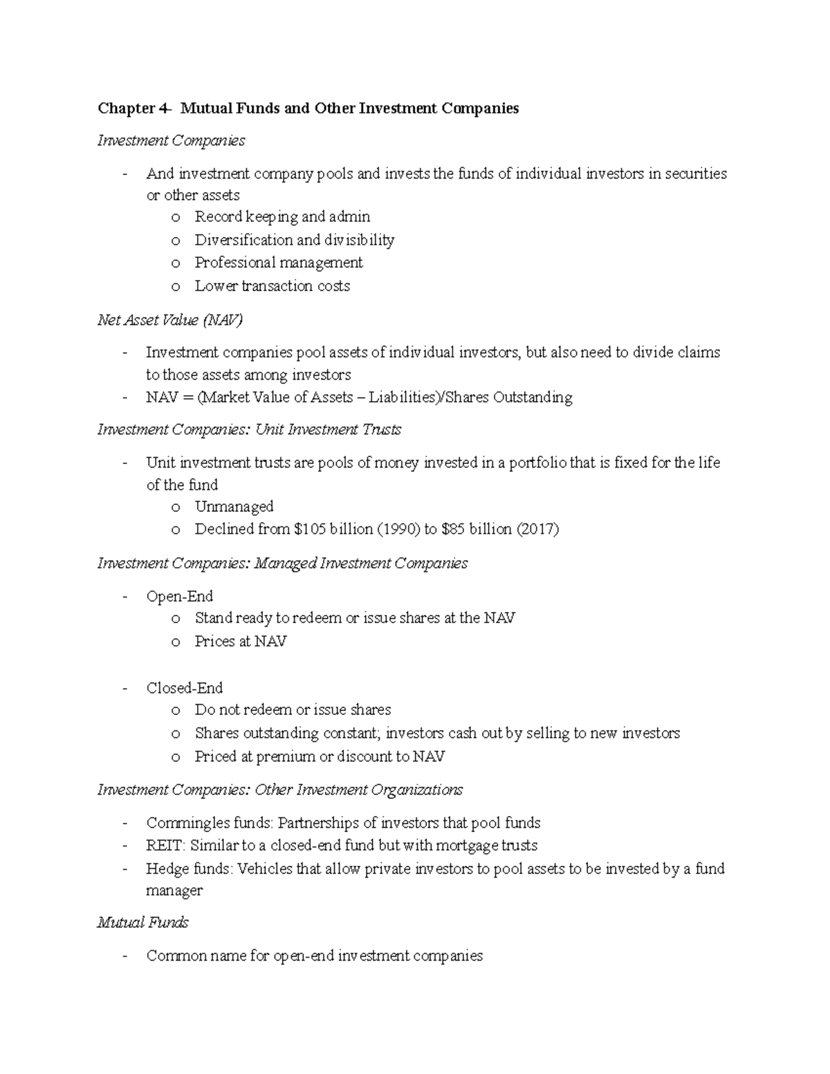 Investment Risk and Return Analysis: Key Concepts and Metrics (FIN 301 ...