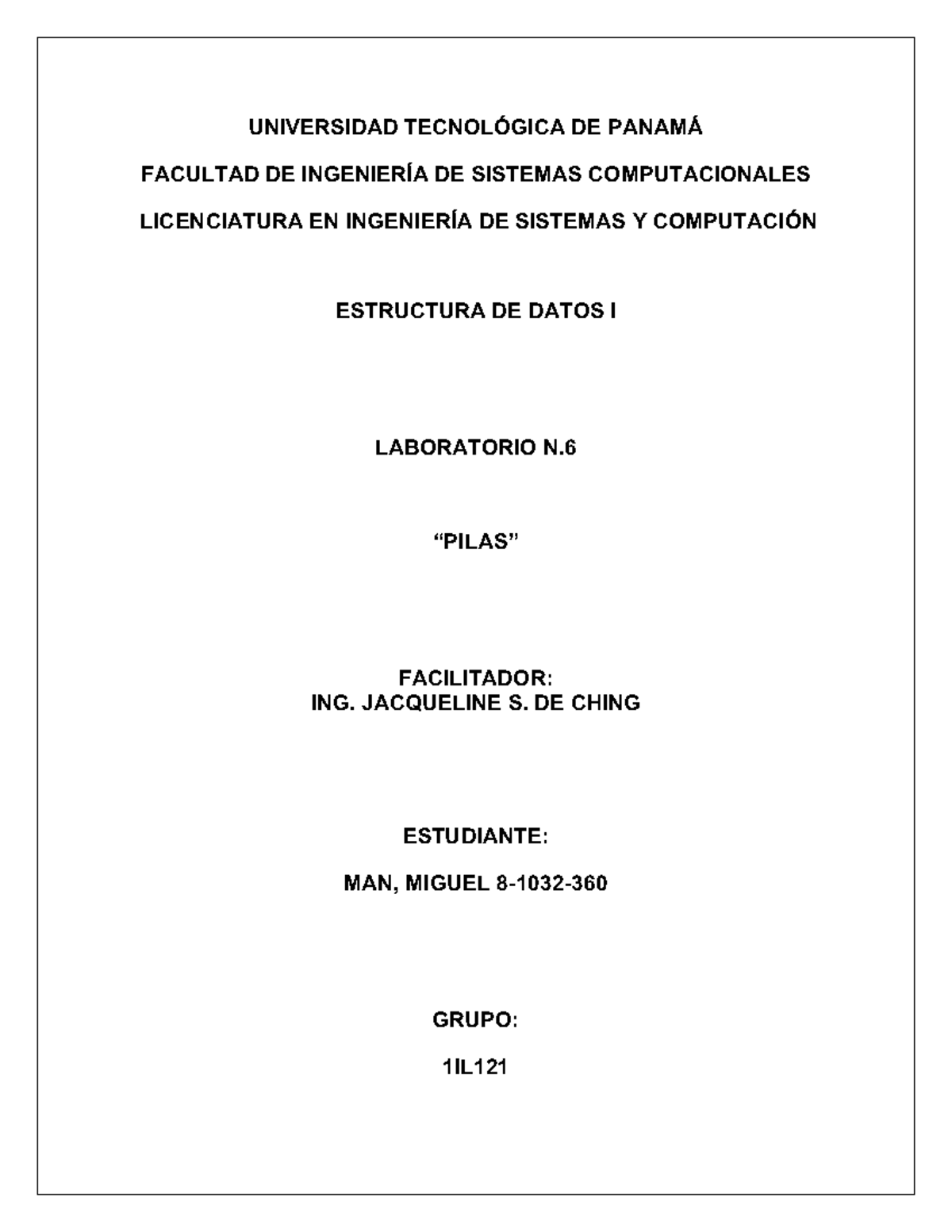 Laboratorio 6 ED12025 - Implementación de Pilas en C para Estructuras ...