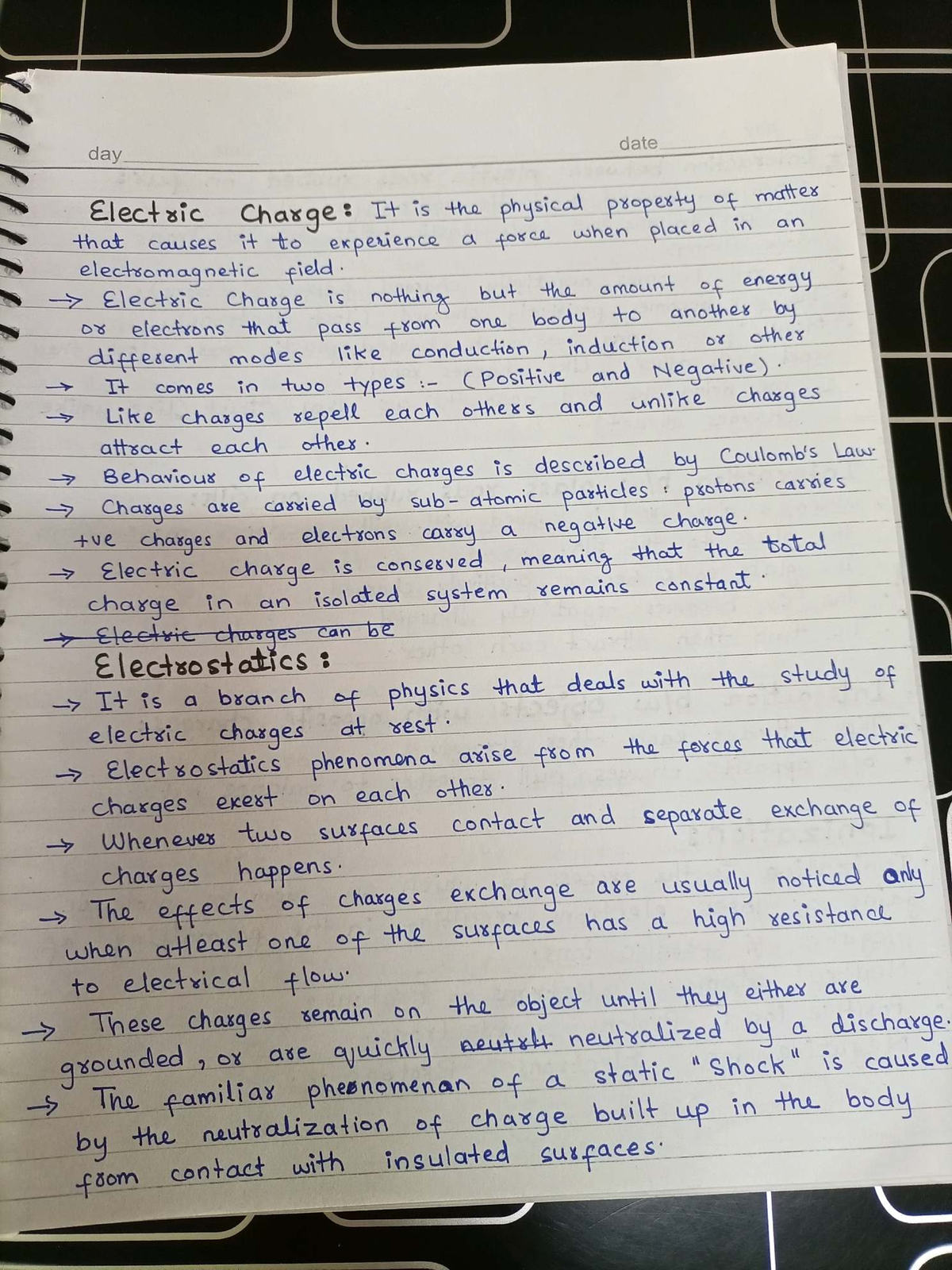 Final Exam Study Guide for Course XYZ123: Electric Charge ...
