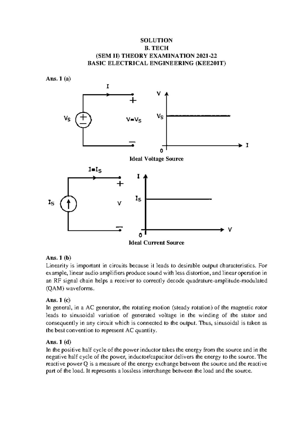 Electrical assignment 4 - 28 BEE-101/ 4. QUESTION BANK D. UNIT- . An 8 pole lap wound DC ...