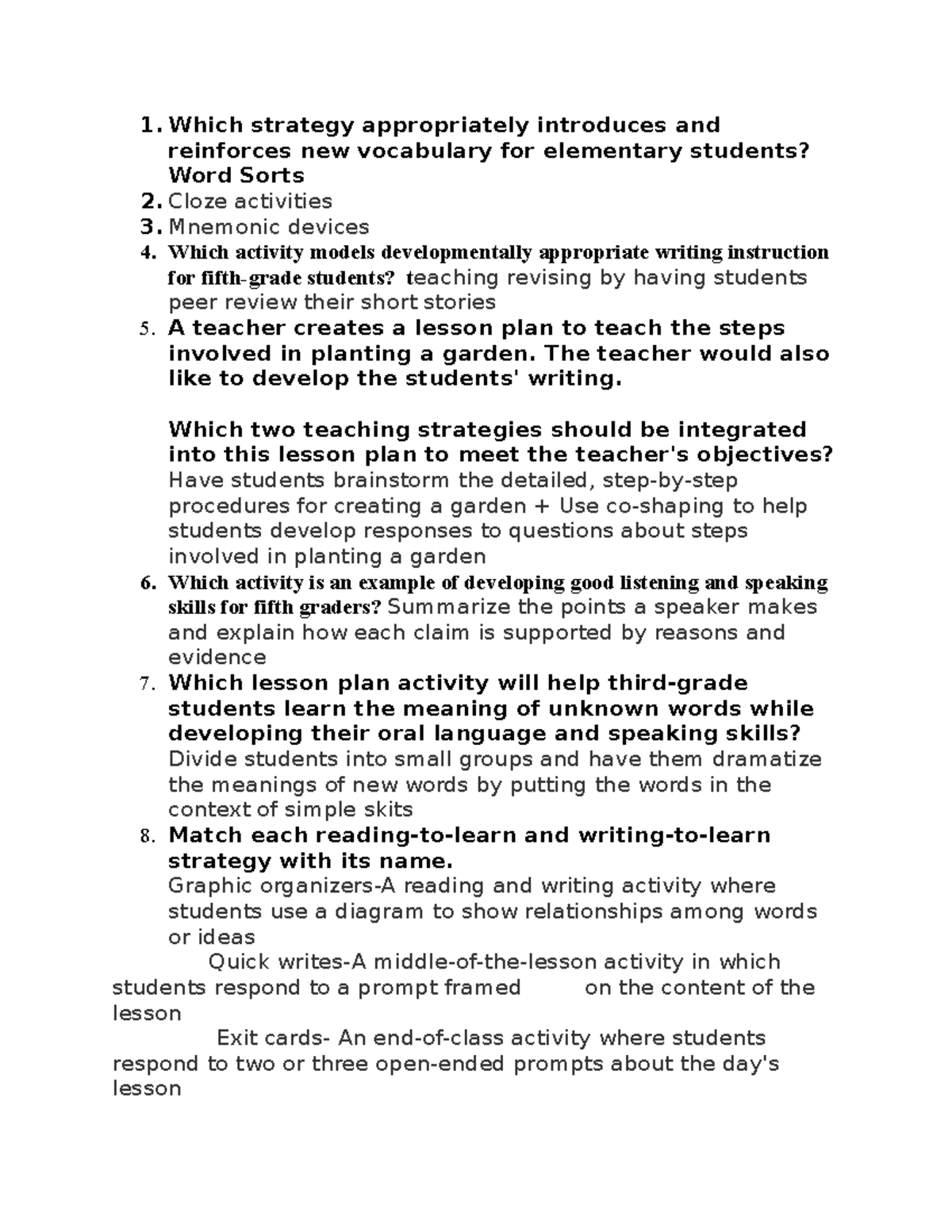 Effective Vocabulary Strategies for Elementary Students: Methods ...