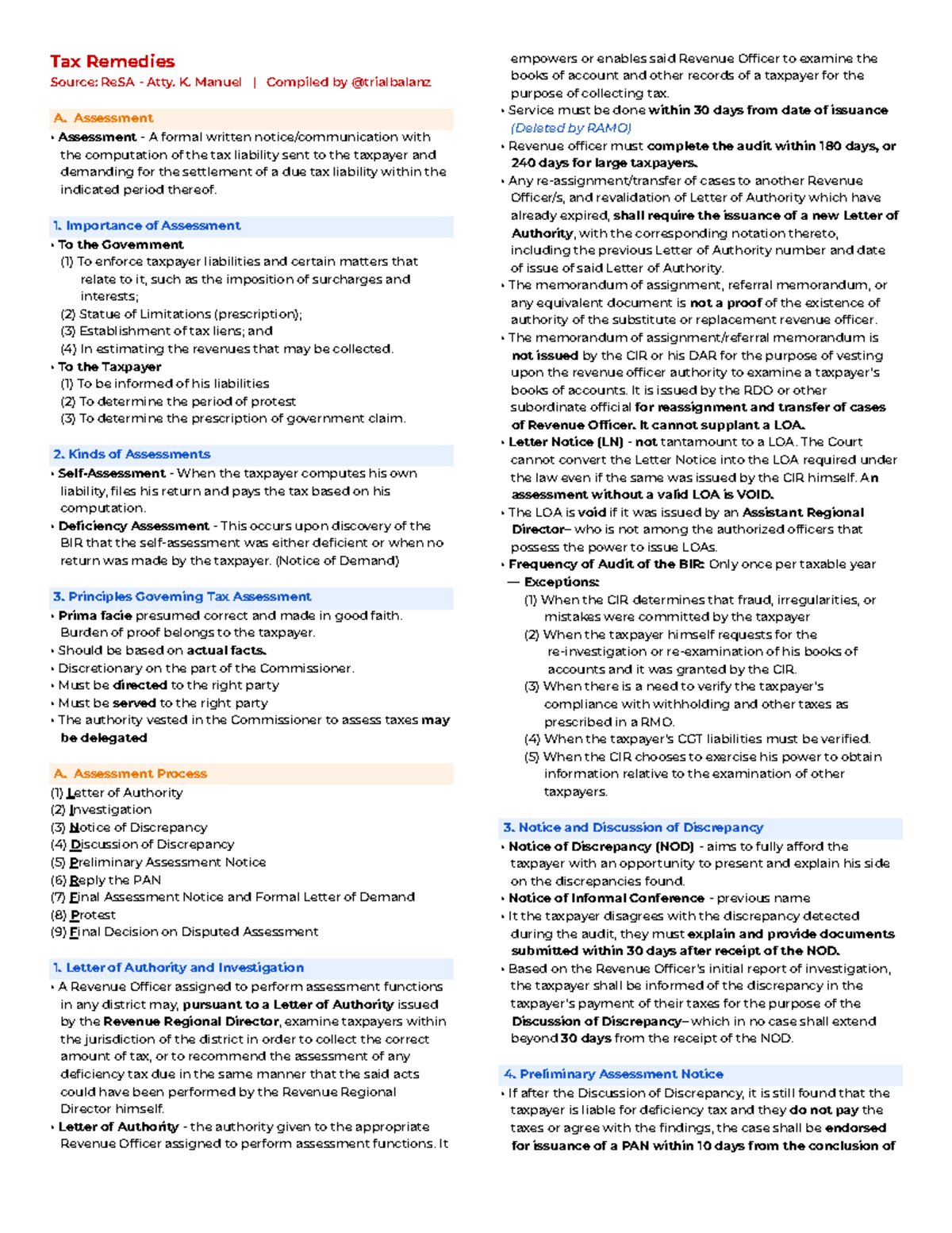 Tax Remedies Overview: A Comprehensive Guide to Tax Assessment and ...