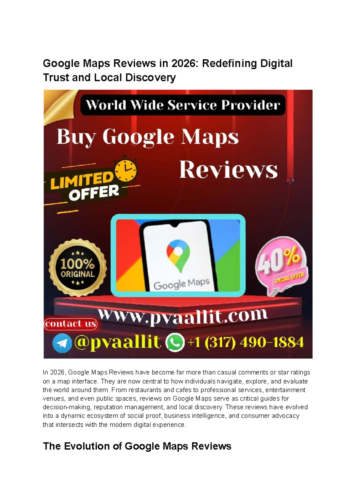 Google Maps Reviews 2026: Transforming Trust & Local Discovery - Studocu