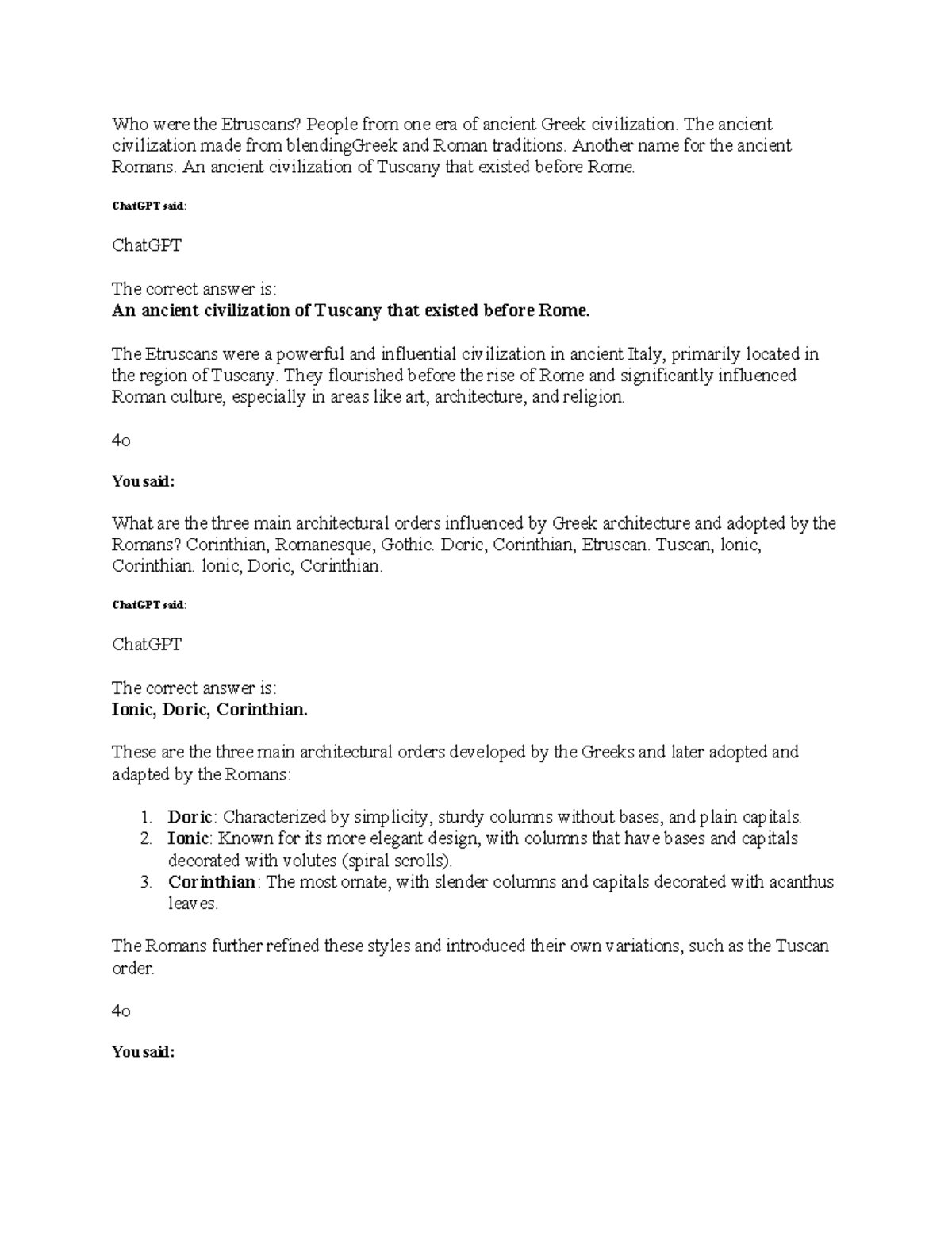 CLCV 101: Week 1 & 2 Notes on Etruscans and Roman Influence - Studocu