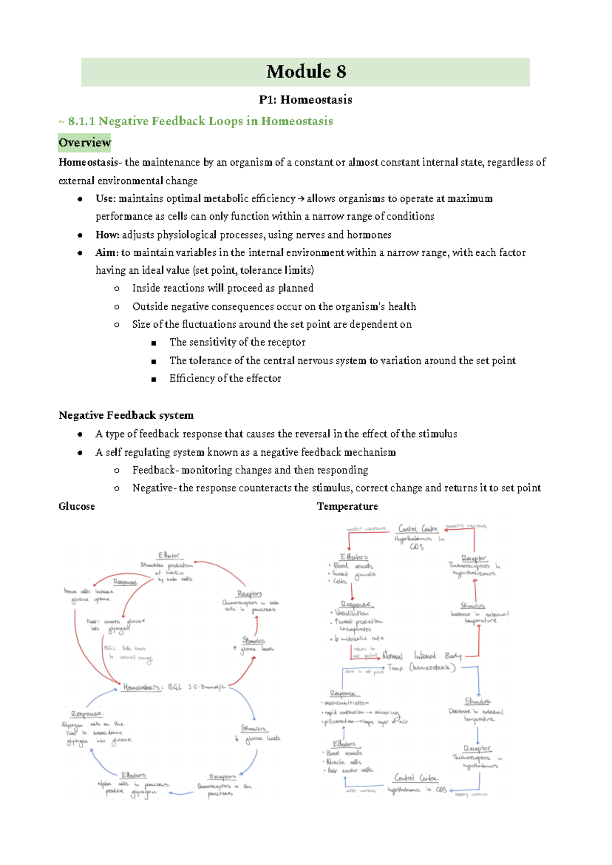 Biology Workbook Mod 8 - Syllabus study notes - Module 8. P 1 ...