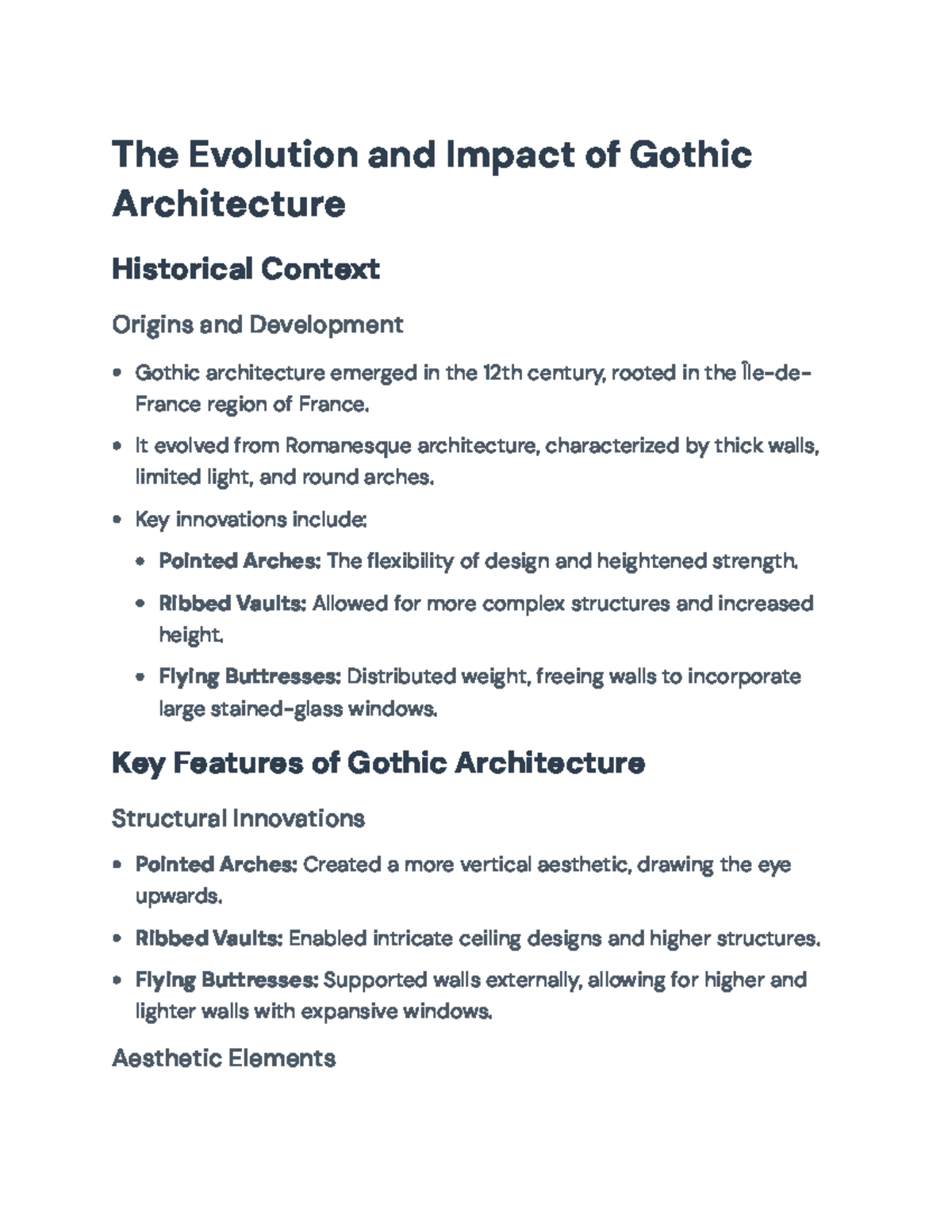 Gothic Architecture: Evolution, Key Features, and Cultural Impact - The ...