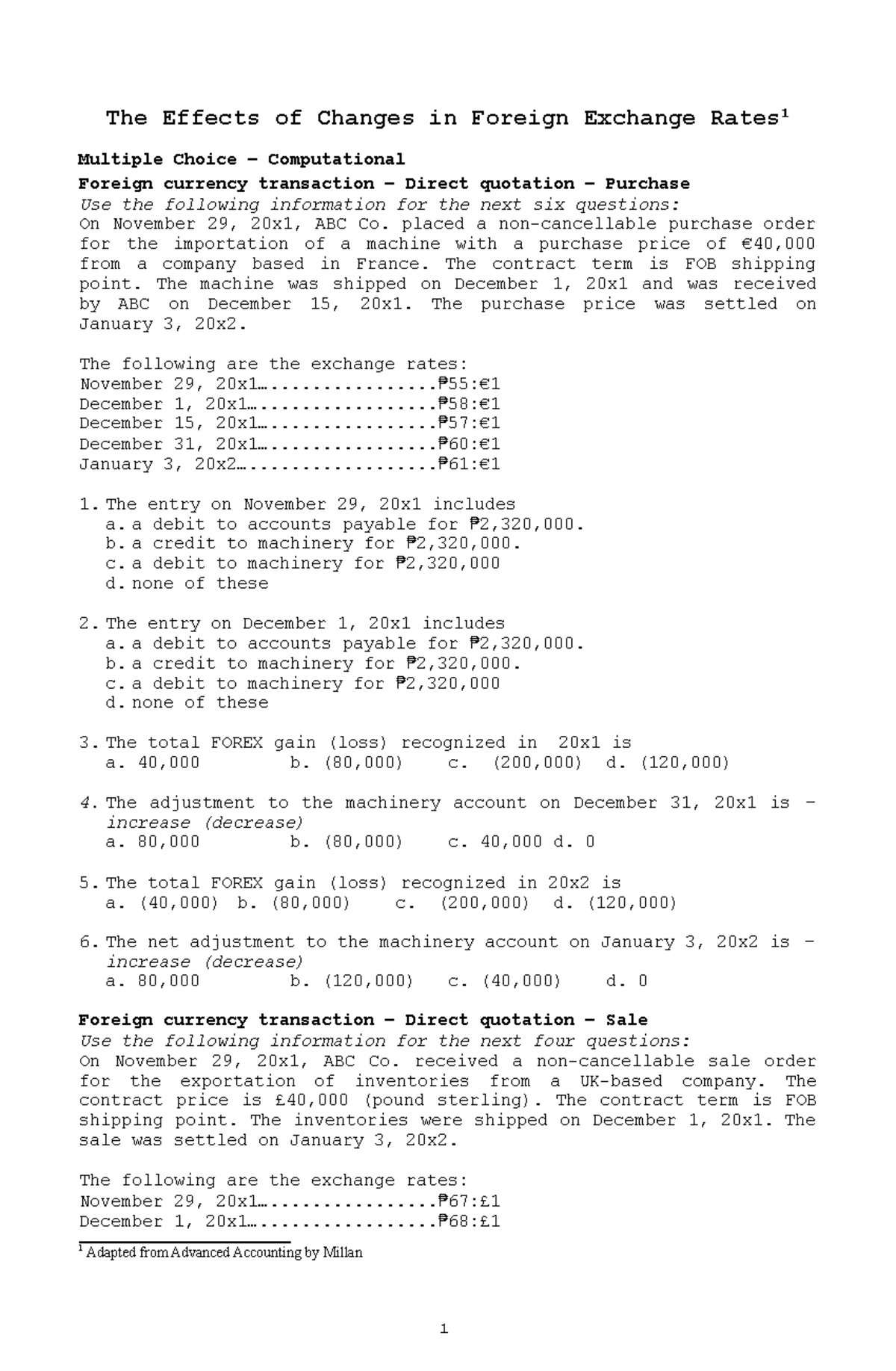 Effects of Currency Fluctuations on Forex Transactions and Accounting ...