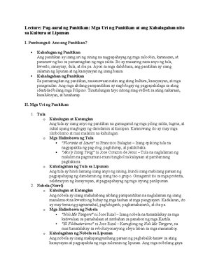 GNED-06- Midterms - Simple notes. - GNED 06 (green highlights are the ...