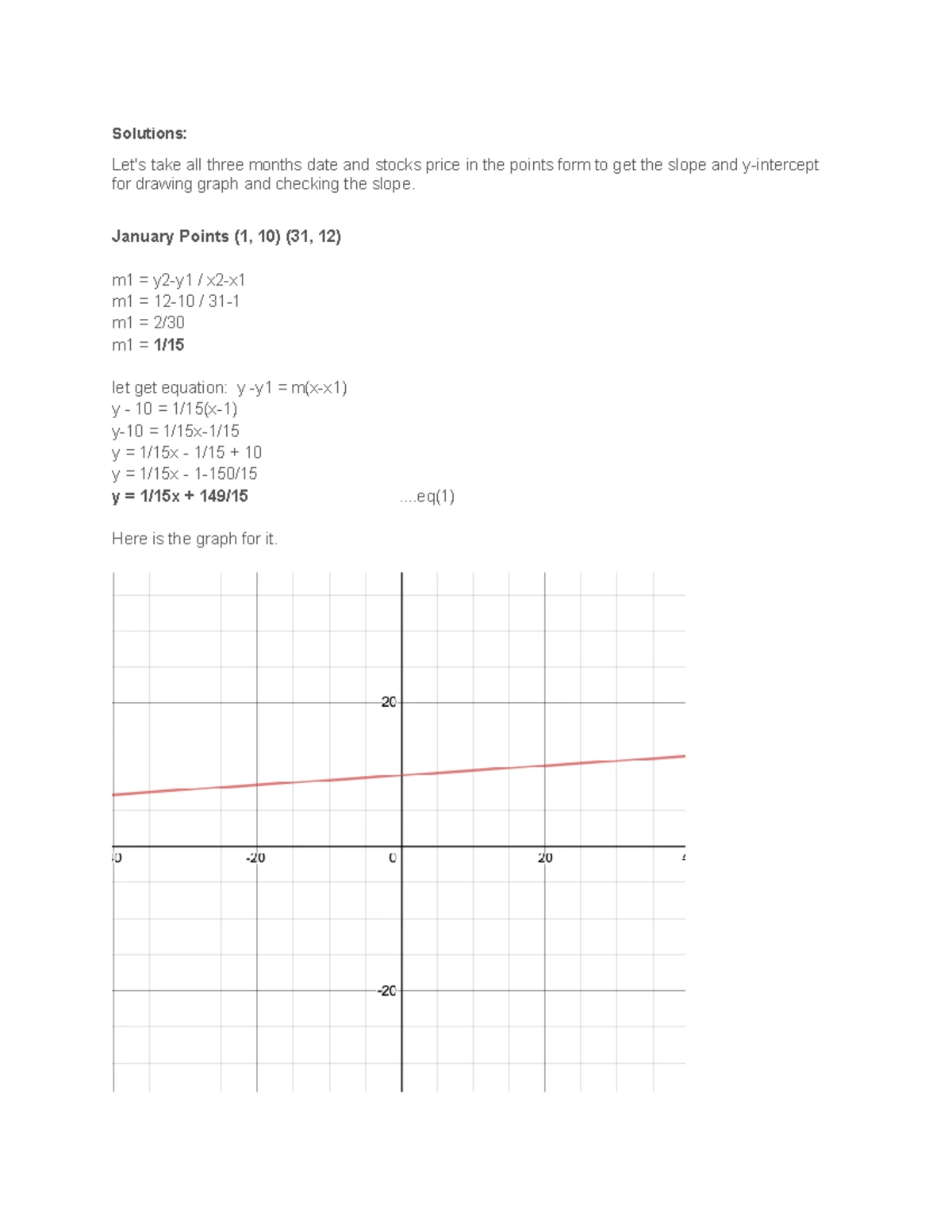 MATH 1201 College Algebra Assignment Unit 2: Functions ...