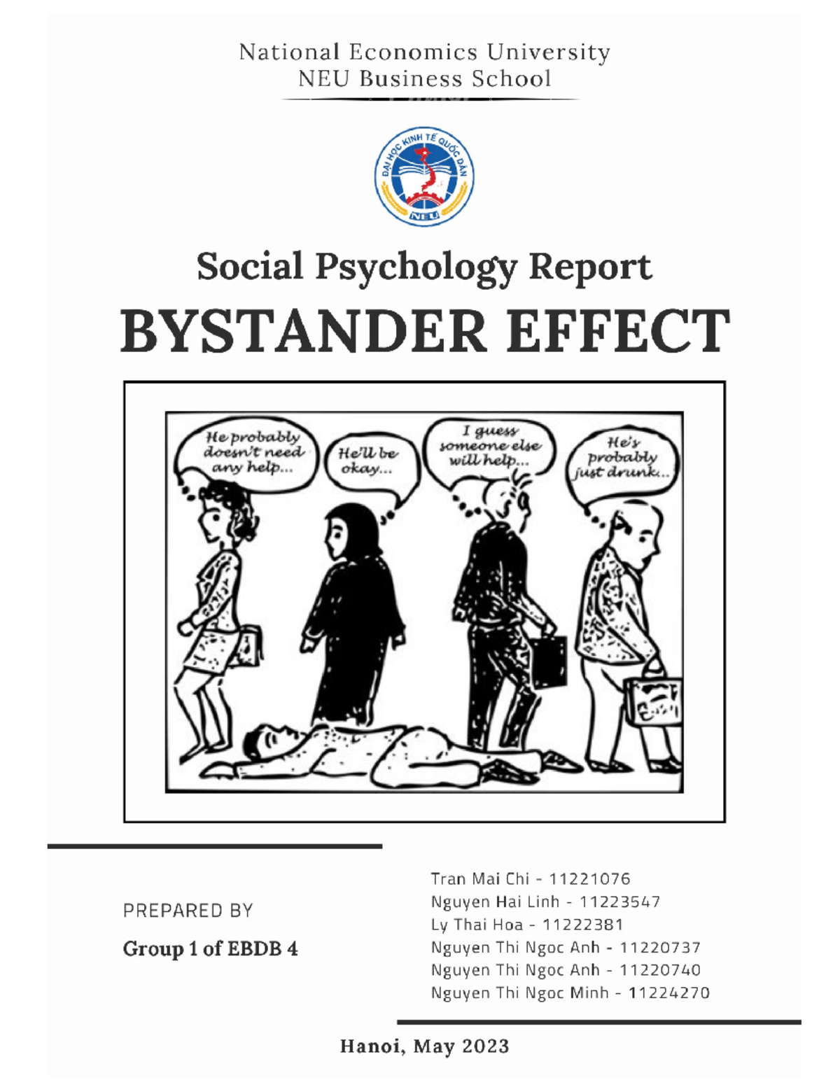 Group-1 EBDB-4 Social-Psychology-Report Bystander-effect - Table of ...