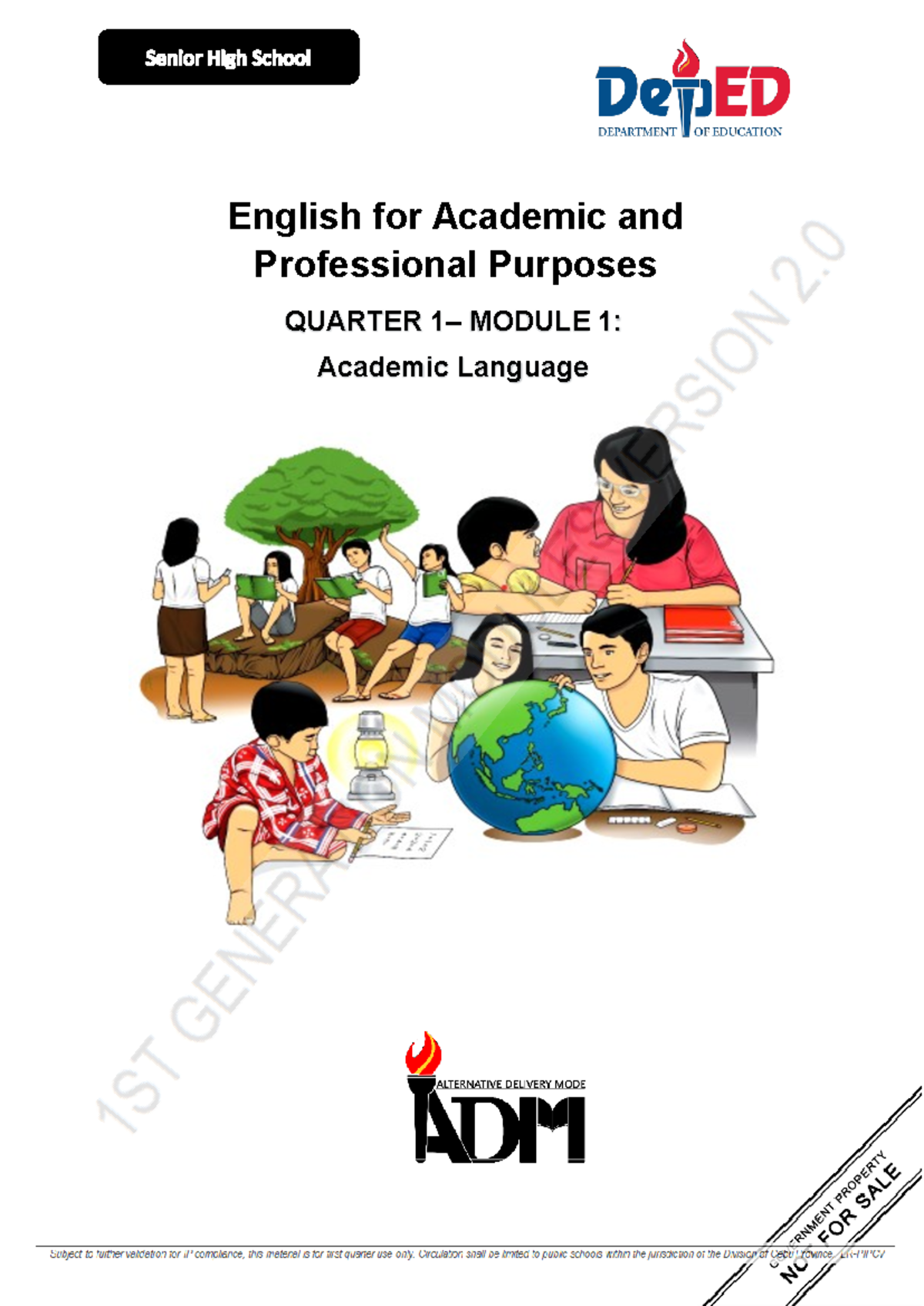 EAPP 1st Qtr Module: Mastering Academic Language for Success - Studocu