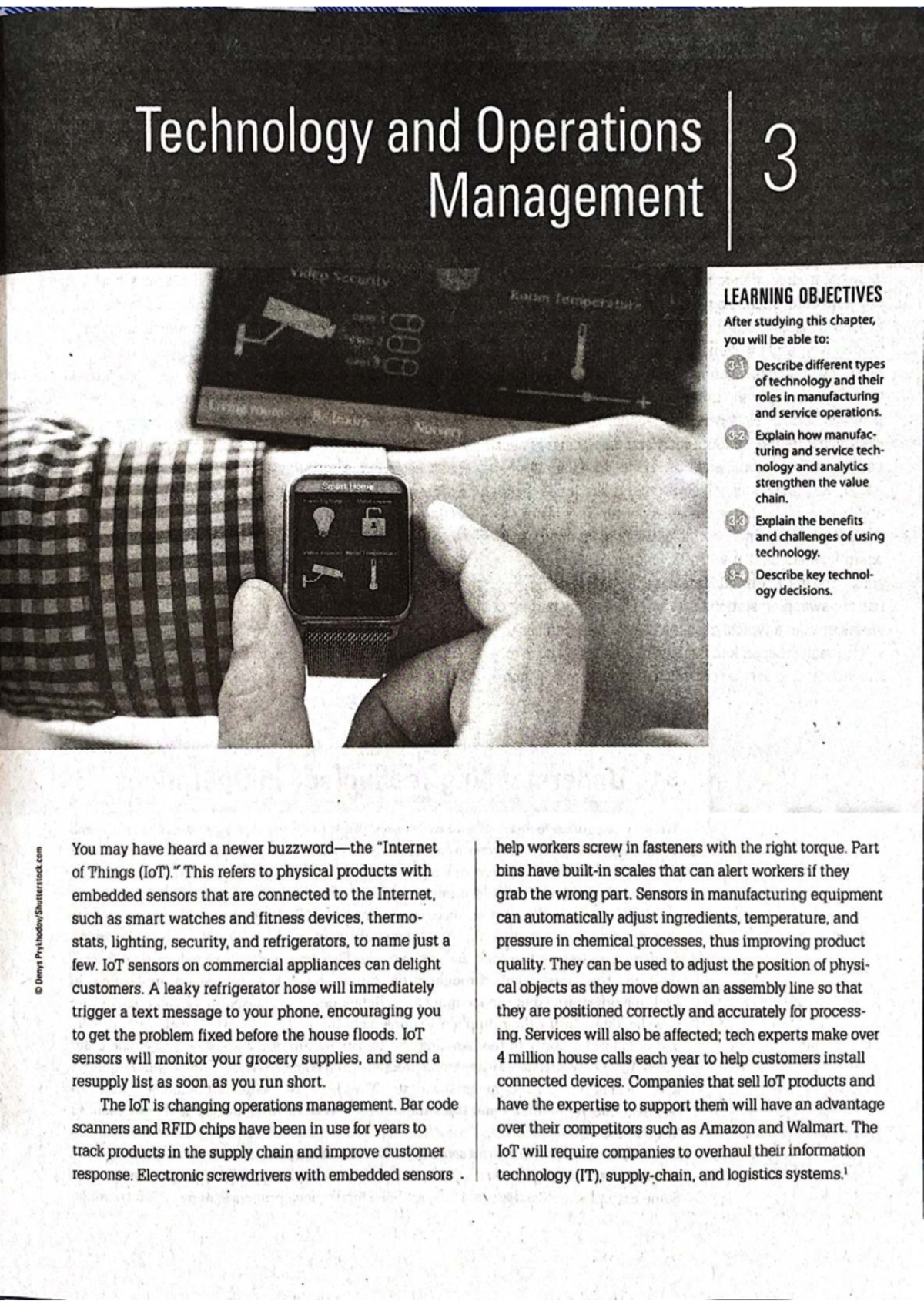 OM 3: Technology and Operations Management - Video Security and IoT ...