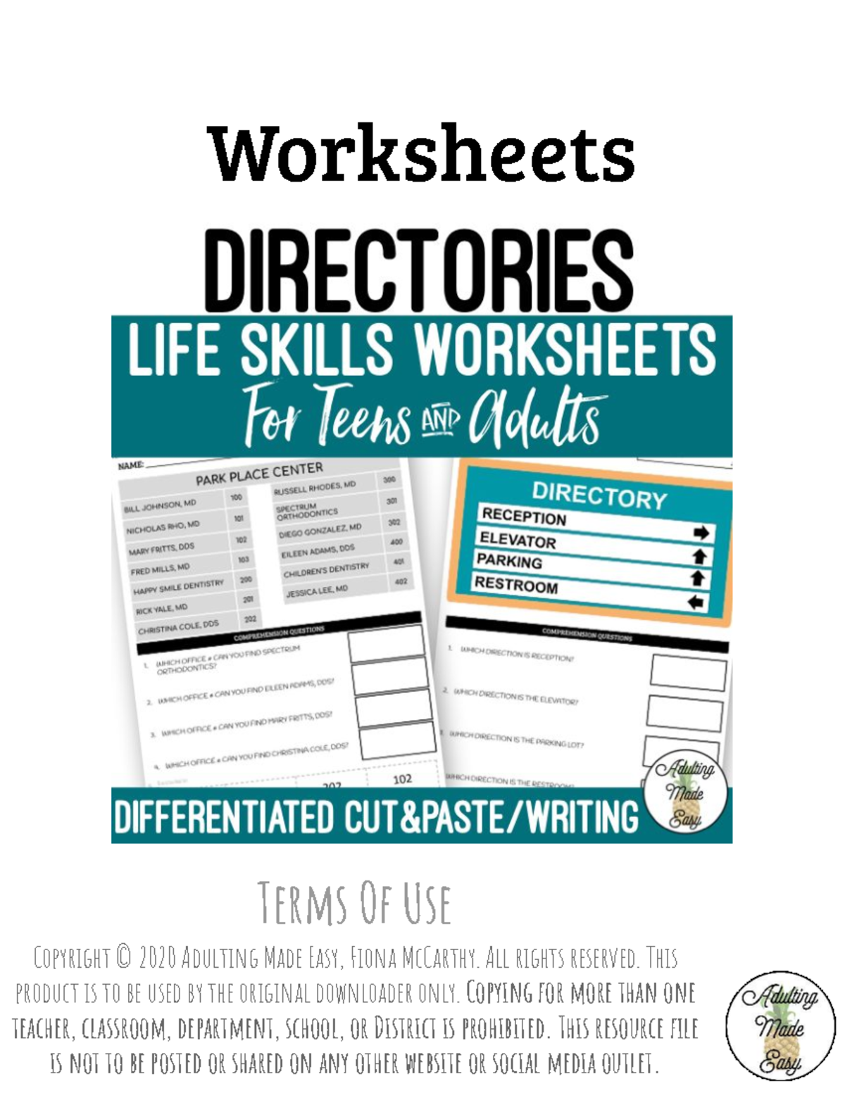 Directory Worksheets for Distance Learning (01) - Studocu