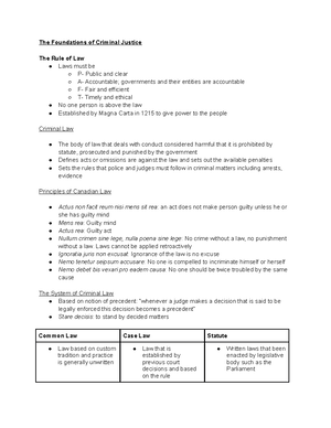 Chapter 1 Notes - Introduction to Criminal Justice: Systems, Diversity ...
