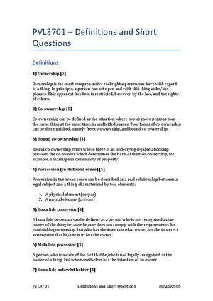 Chapter 2 - Classification of things - RES (things) NEGOTIABILITY ...