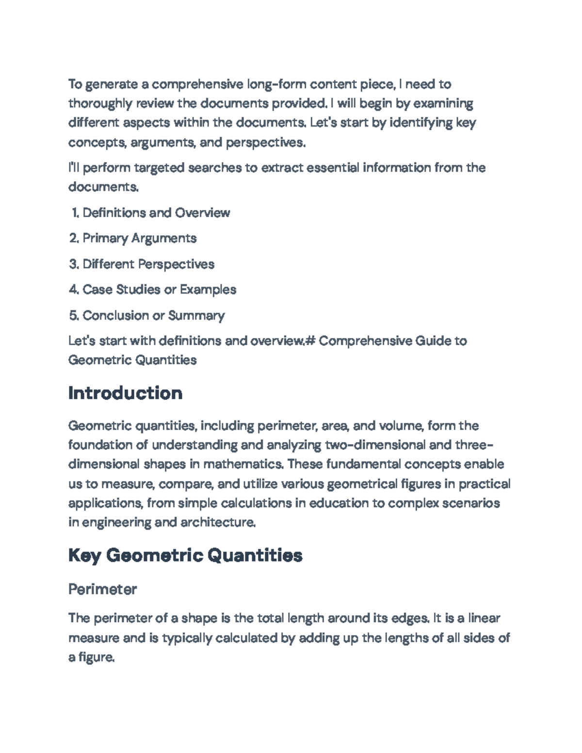 Comprehensive Guide to Geometric Quantities and Their Formulas - To ...