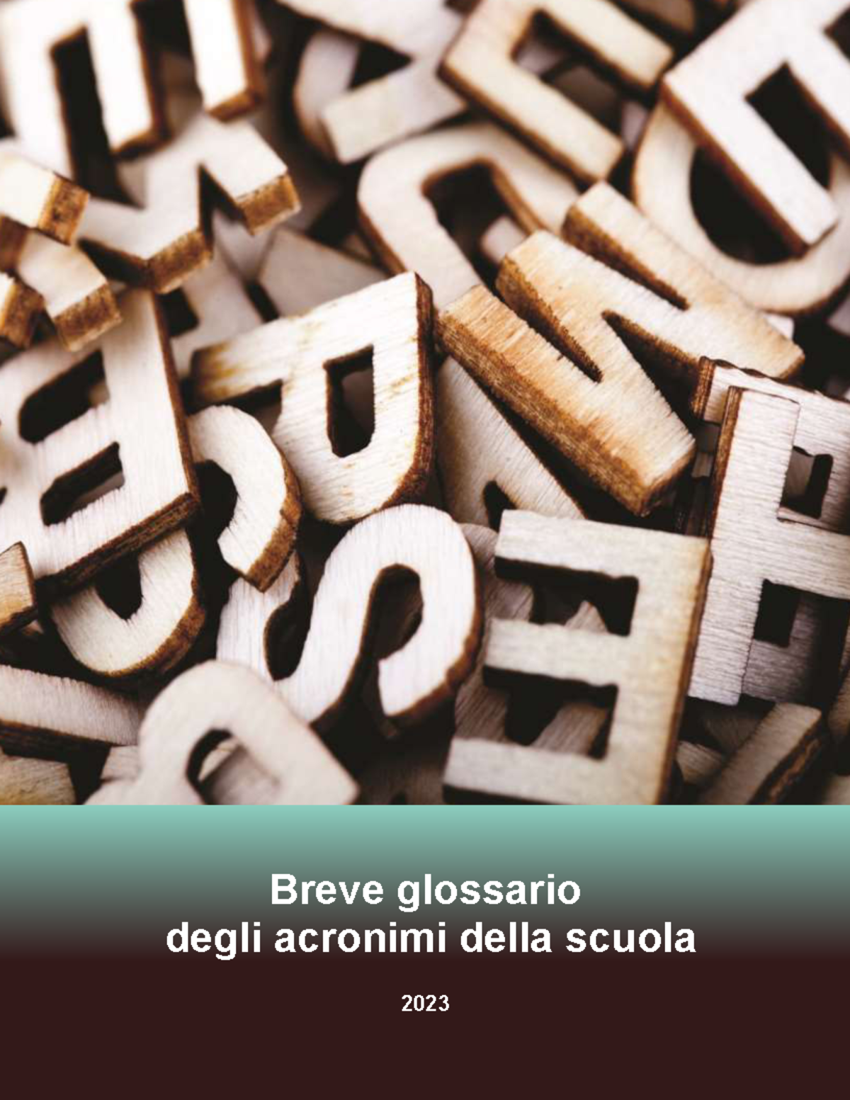 Glossario degli acronimi scolastici utili per l'istruzione 2023 - Studocu