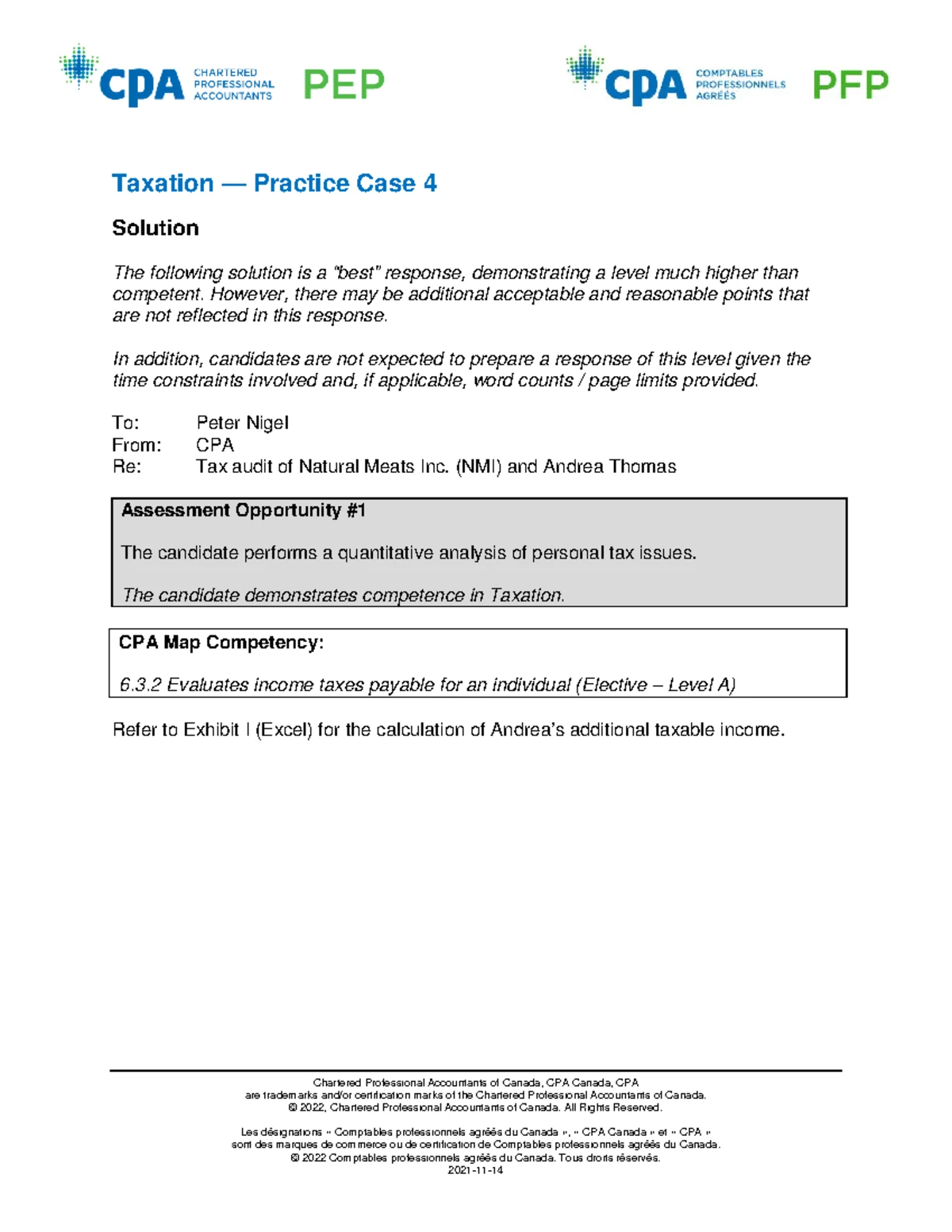 ASU-2301E-IP03 - Assurance Integrated Problem 3 Solutions - Studocu