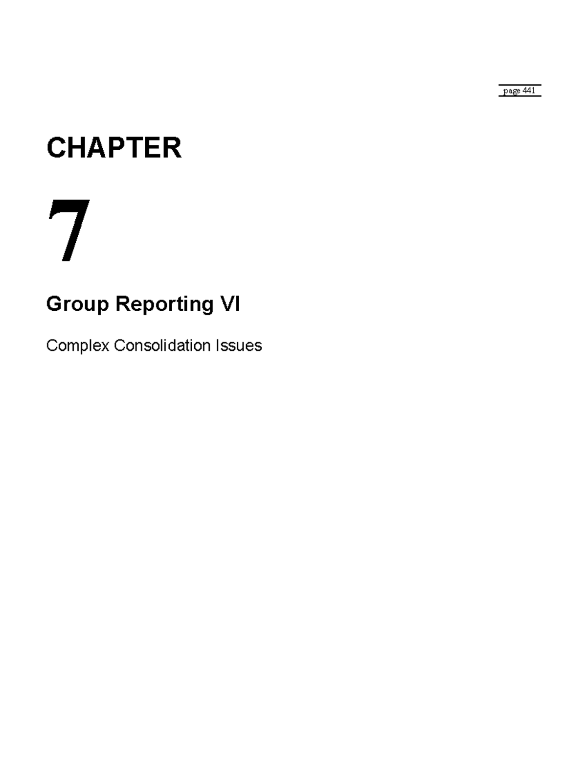 Group Reporting VI: Complex Consolidation Issues (Chapter 6) - Studocu