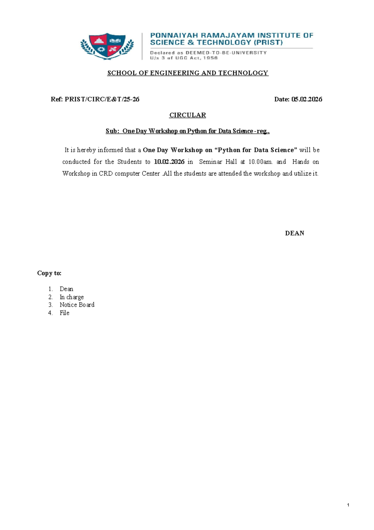 Workshop on Python for Data Science - 2401CE10101 - Studocu