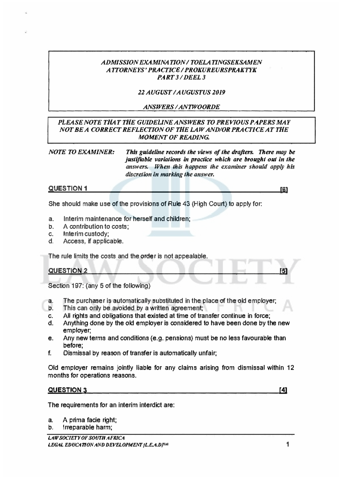 2019 22-august part-3 memorandum - ADMISSION EXAMINATION I ...