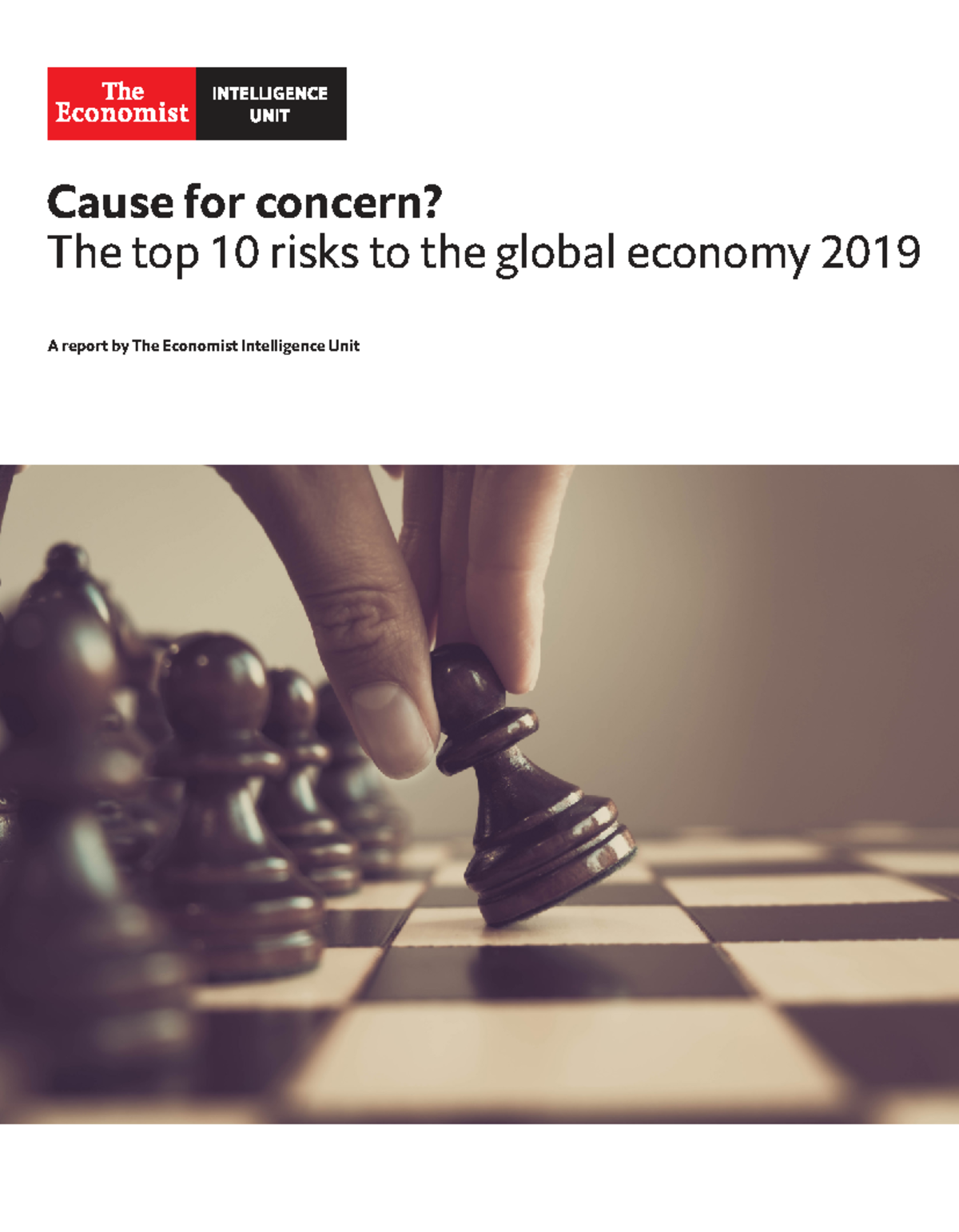 Global Risks 2019: Top 10 Threats to the Economy - EIU Report - Studocu