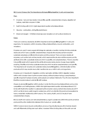 Write an essay on the importance of the control of movement in cells and organisms - The ...