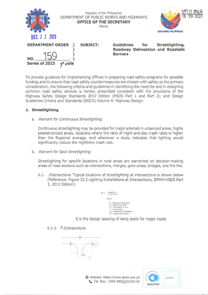 Do 221 s2024 DPWH Specs for Item 405(1)- Structural Concrete - :I-,I ...