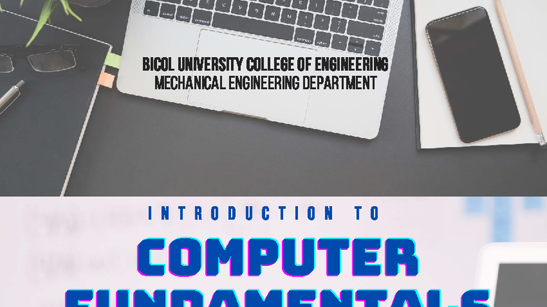 CFP 2: Introduction to Computer Fundamentals for BS Mechanical ...