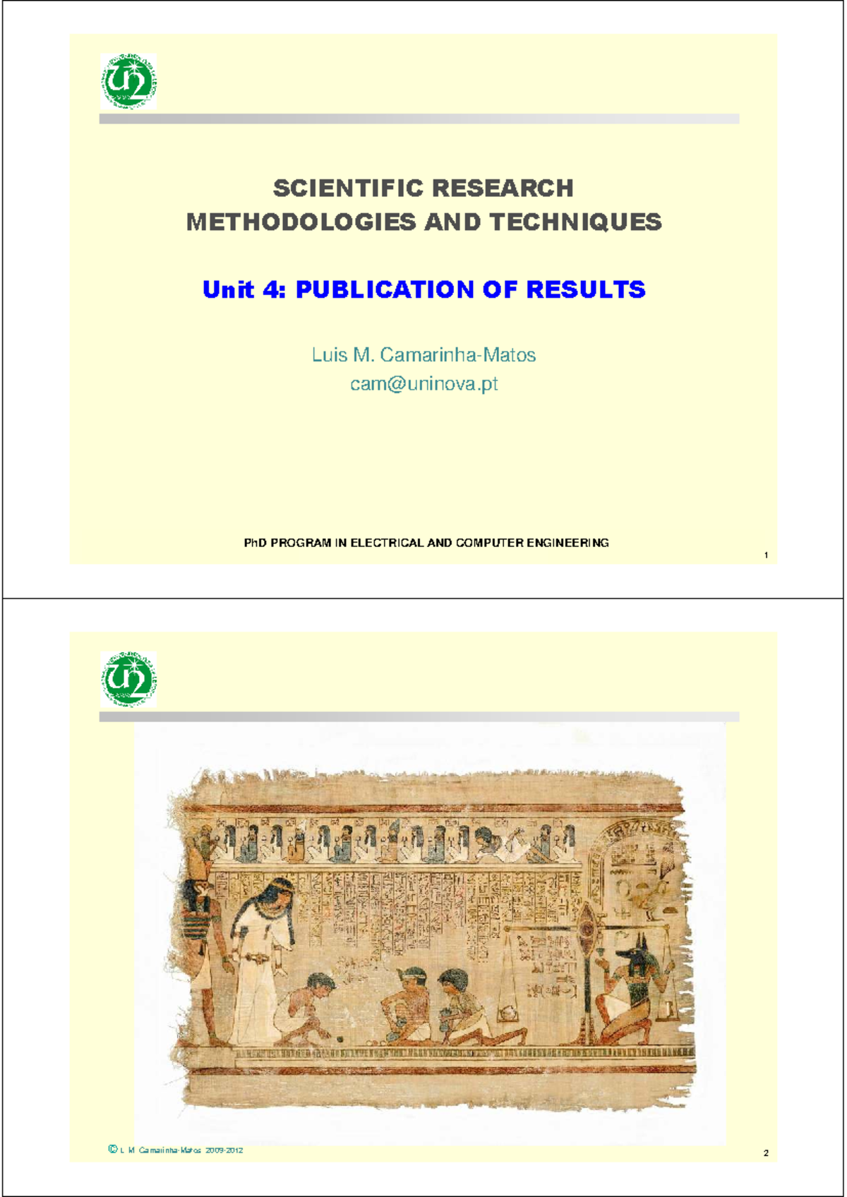 SRMT 4: Publication of Results in Scientific Research Methods - Studocu