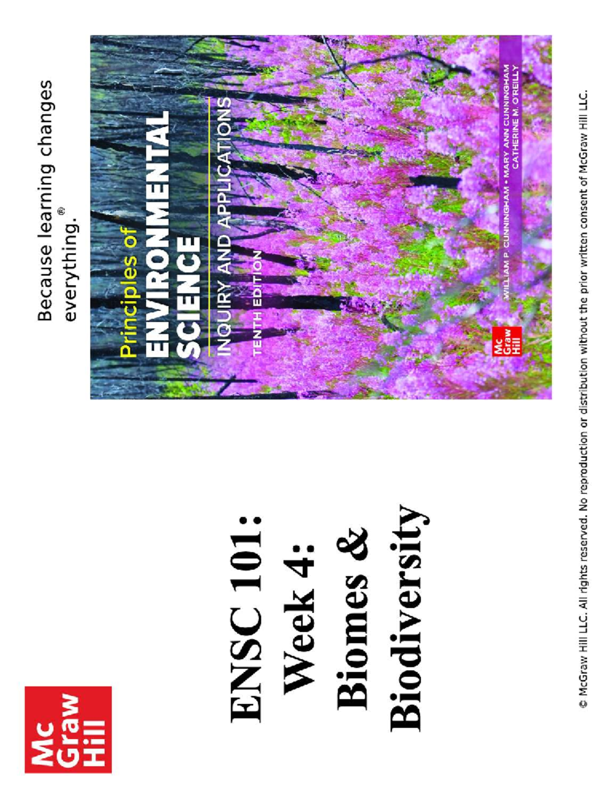 Biomes and Biodiversity Study Notes - ENSC 101 Week 4 - Studocu