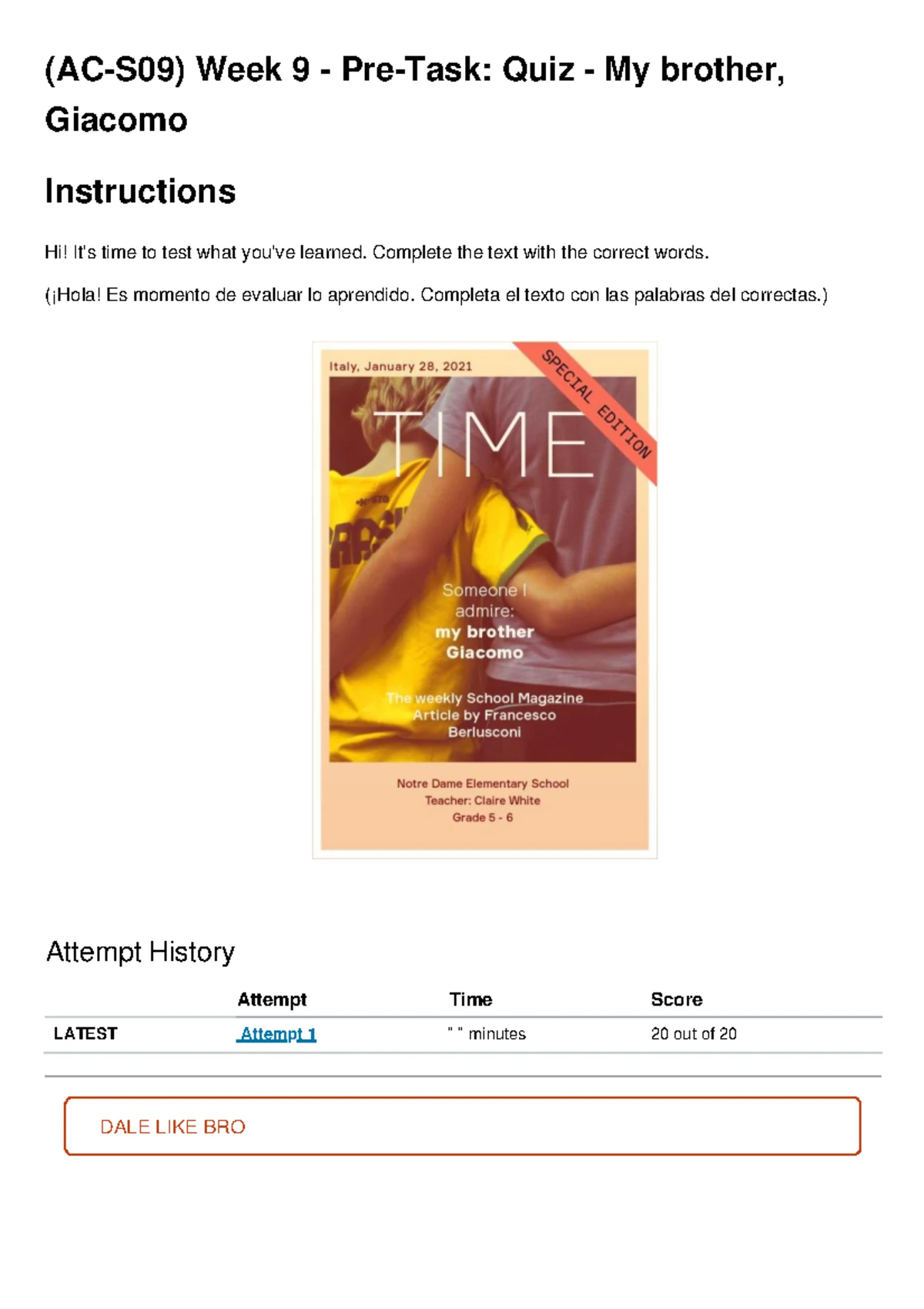 📖 Week 13 - Pre-Task Grammar Unit 3 - Practice 1 for Ingles I - Studocu