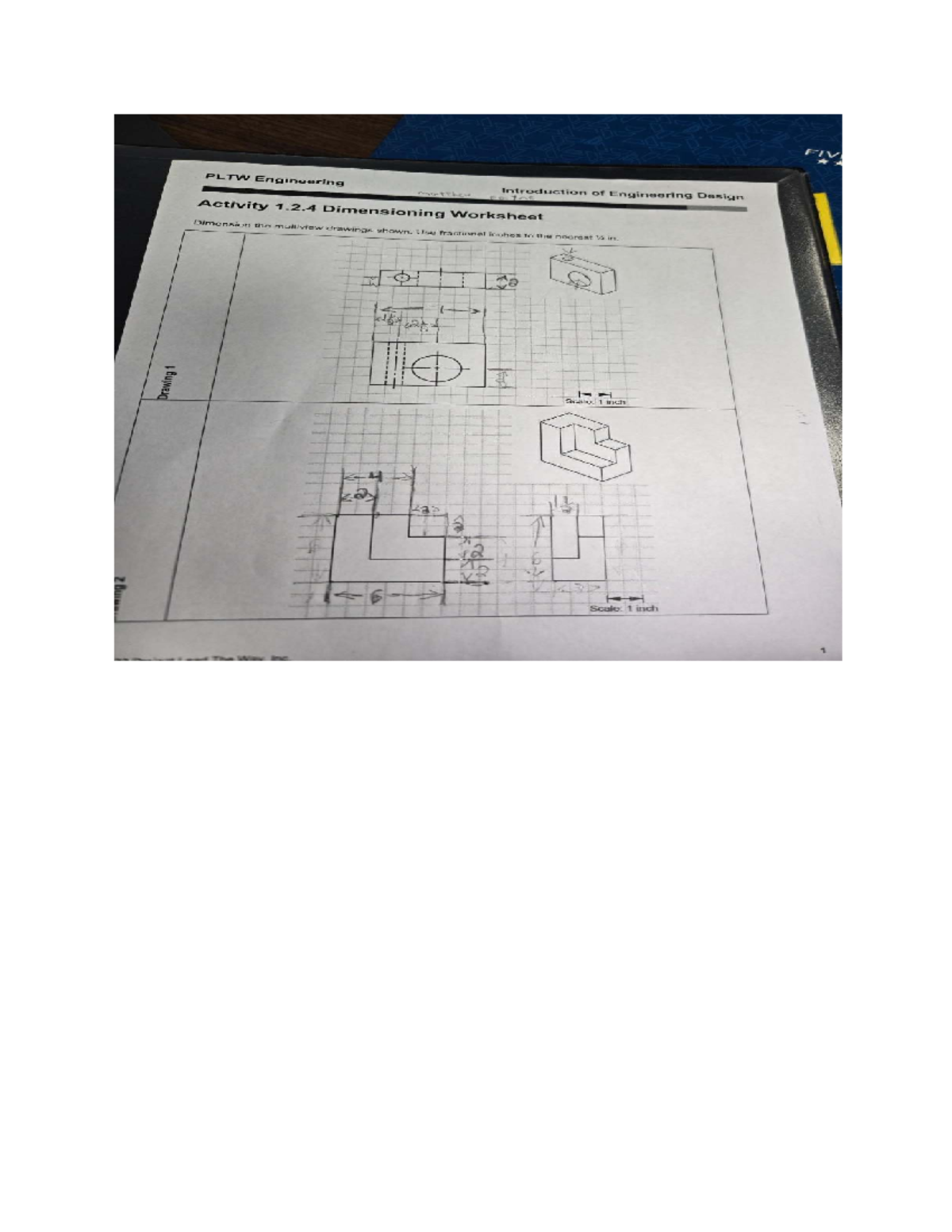 Dimensioning Drawings - PLTW Engineering Introduction of Engineering ...