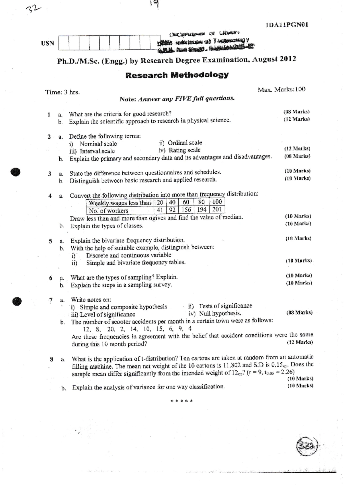 BRMK557 - Research Methodology & IPR Overview and Teaching Guidelines ...