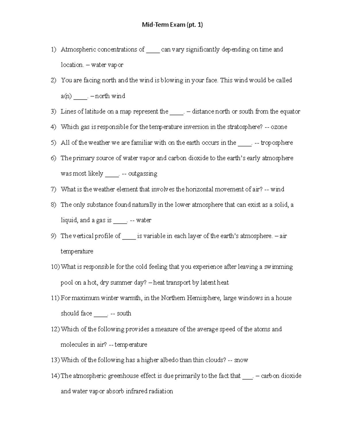 Mid-Term Exam Pt. 1 - This class is taught by David Cocchiarella. This ...