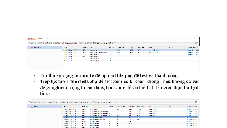 Burp Suite Testing: Uploading PNG & Shell.php Execution - Studocu