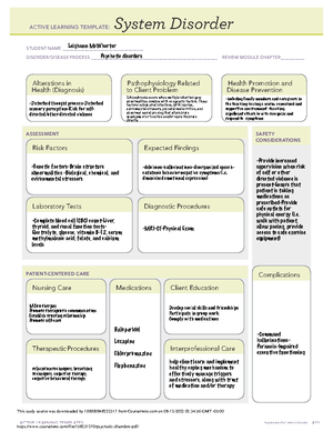 Lithium - ATI Med Template - ACTIVE LEARNING TEMPLATES THERAPEUTIC ...