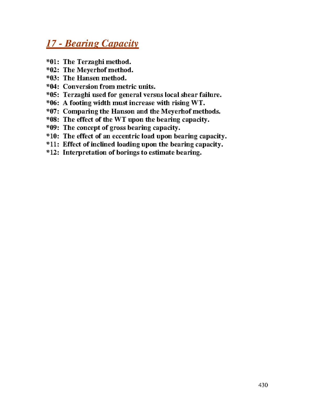 Bearing capacity notes - 17 - Bearing Capacity *01: The Terzaghi method ...