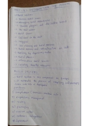 Unit 2 - Devops Unit 2 full notes - 70 Unit 2 Software Development Life ...