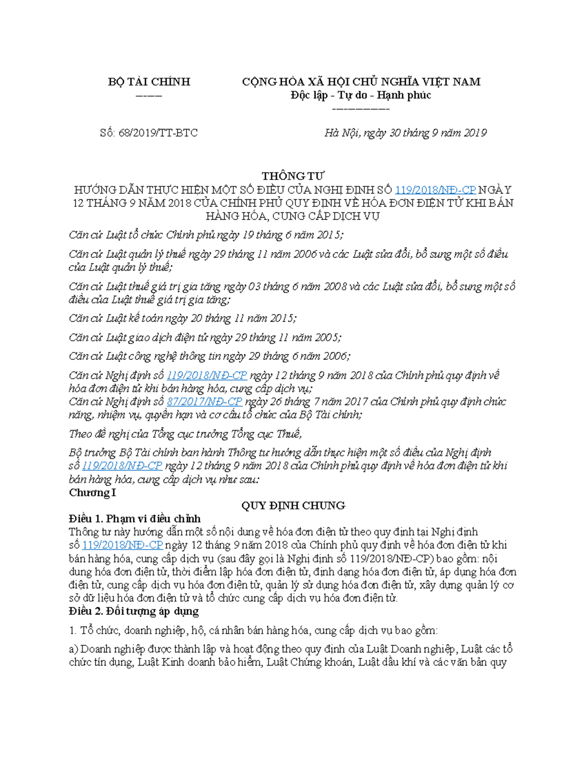 ACC 201 - Nguyen Ly Ke Toan 1 - 2021Fu - Extra Reading - 4 - BỘ TÀI CHÍNH - CỘNG HÒA XÃ HỘI CHỦ ...