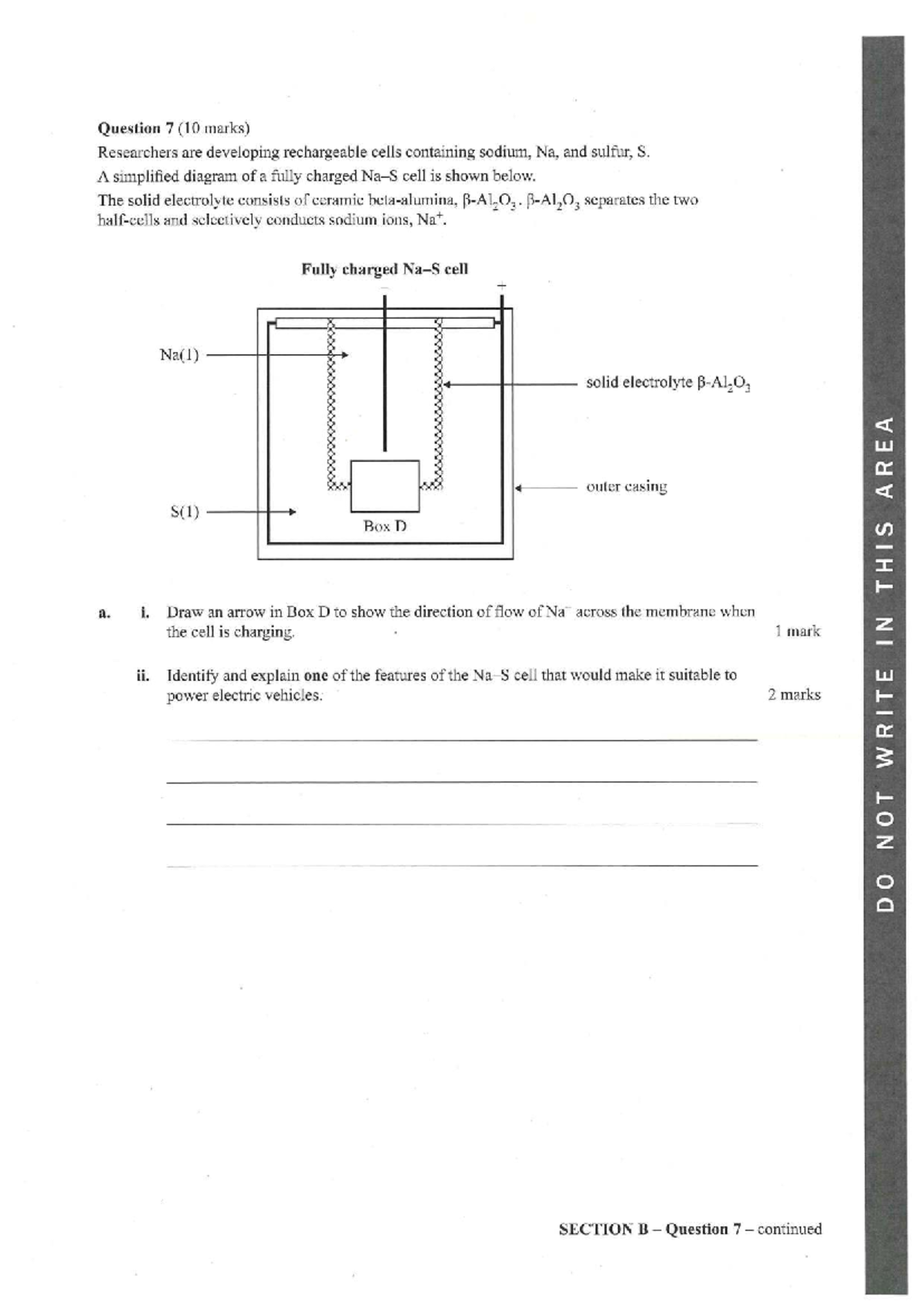 Electrolysis and Rechargeable Cells: SAQ Insights (CHEM 101) - Studocu